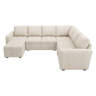 Latitude Run® U Shaped Sleeper Sectional Modular Sofa Bed With Storage Chaise & Reviews ...